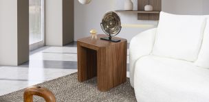 Mesa de Centro Rectangular Vitto Café